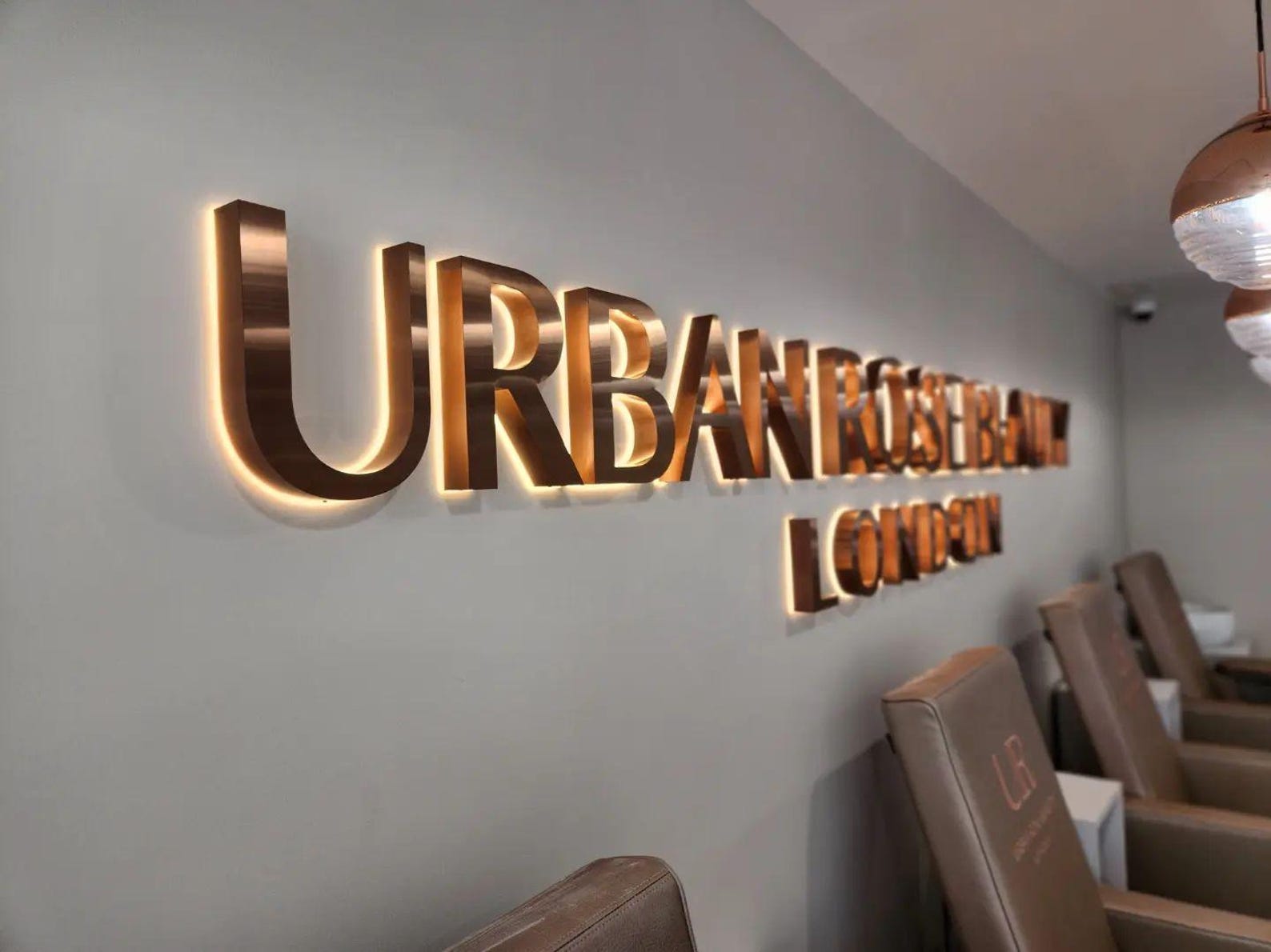 Custom LED Sign, Clinic Name Sign, Storefront Business Sign, Salon Sign ...