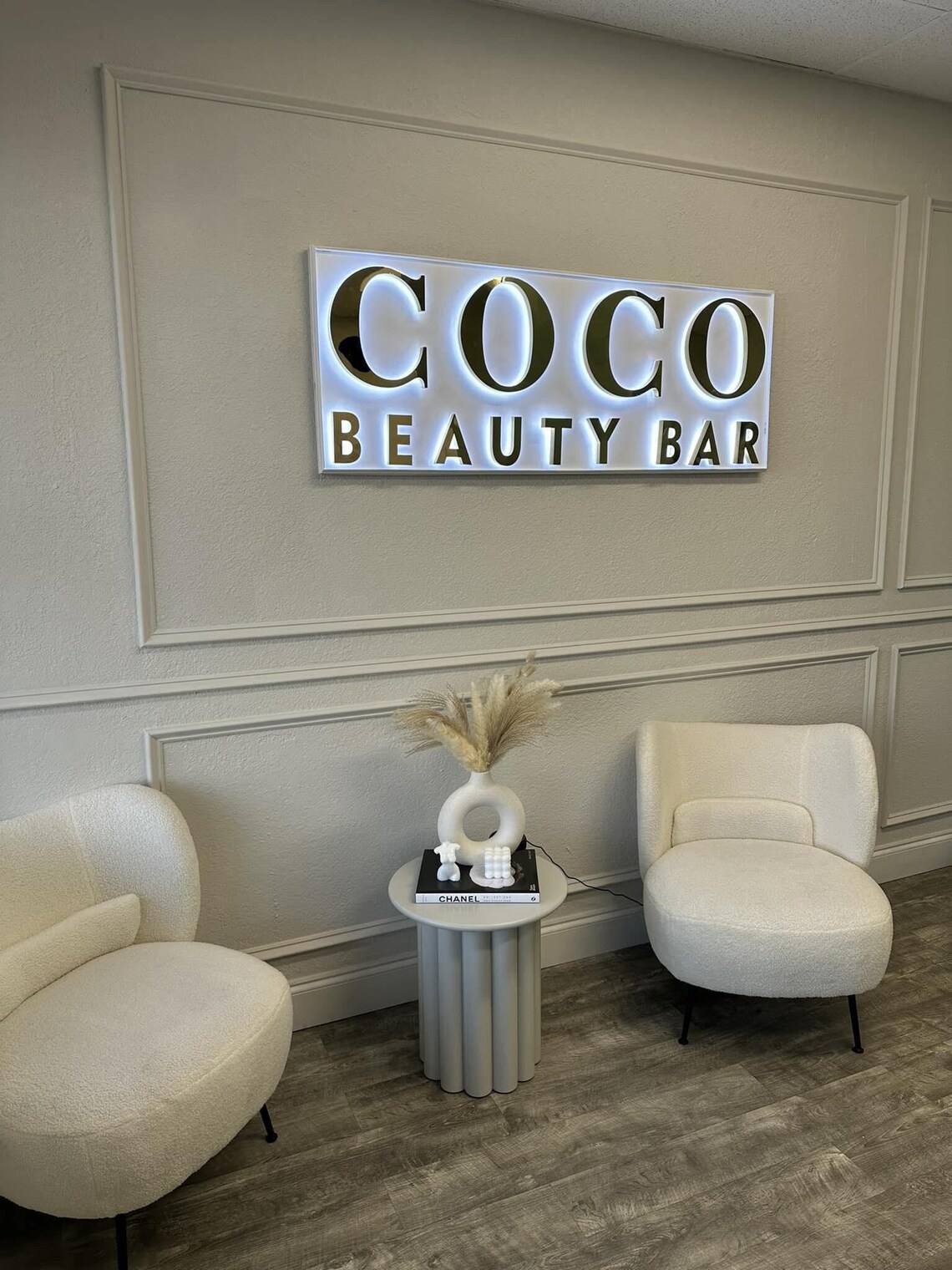 Custom LED Sign, Clinic Name Sign, Storefront Business Sign, Salon Sign ...