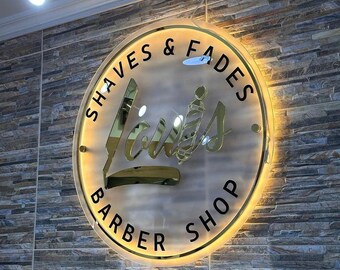 Light up Sign, Custom LED Sign, Backlit Logo Sign, Acrylic Business ...