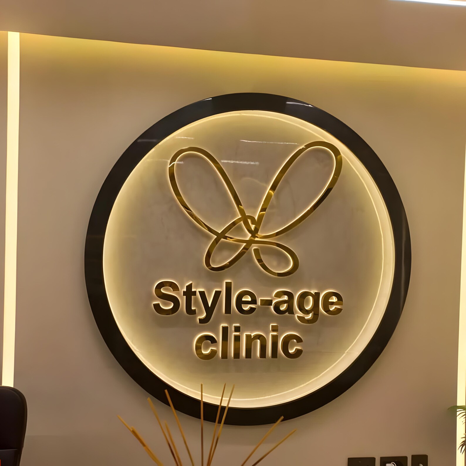 Custom LED Sign, Clinic Name Sign, Storefront Business Sign, Salon Sign ...