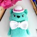 Crochet Pattern of a Very Elegant Round Cat - Etsy