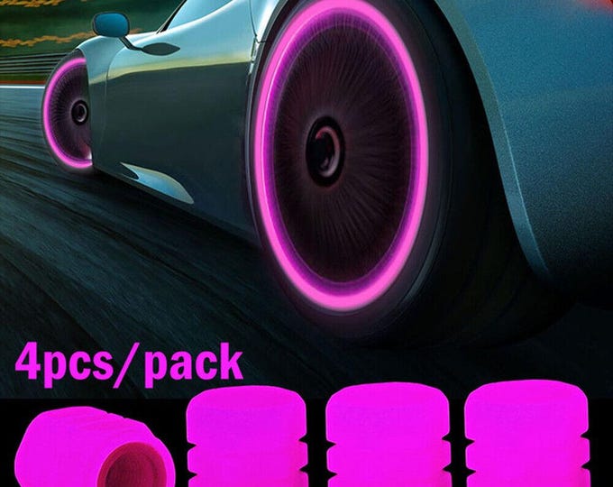 Pink Glow in the Dark Vehicle Dust Caps UK - Etsy