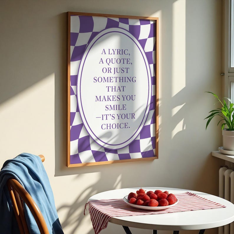 Custom Quote Poster: Bold Typography Pop Art (digital Download) - Etsy