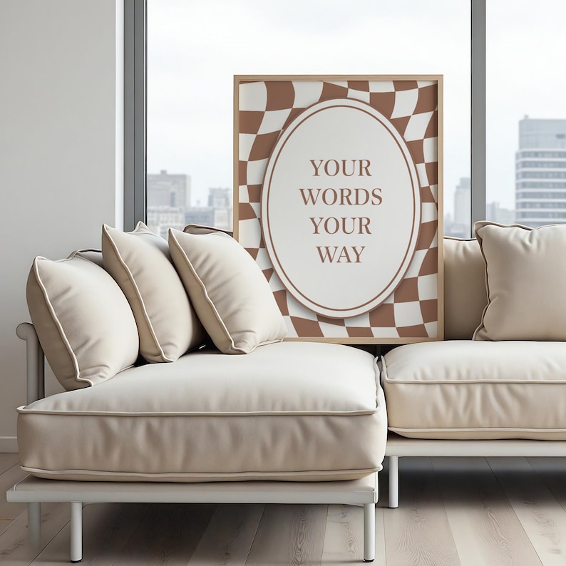 Custom Quote Poster: Bold Typography Pop Art (digital Download) - Etsy