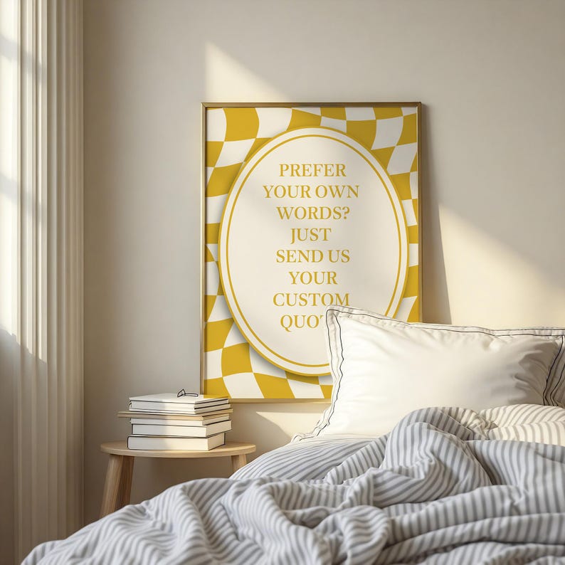 Custom Quote Poster: Bold Typography Pop Art (digital Download) - Etsy