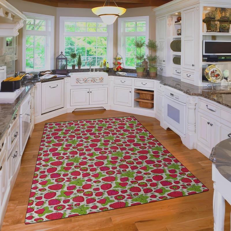 Strawberry Rug - Etsy