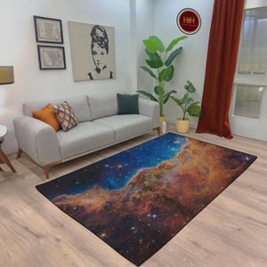 Space Rug,james Webb Pillars of Creation,nebula Rug,james Webb Space ...