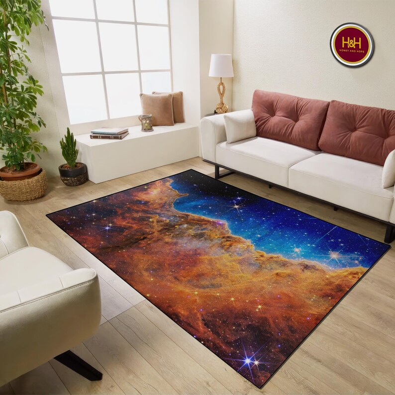 Space Rug,james Webb Pillars of Creation,nebula Rug,james Webb Space ...