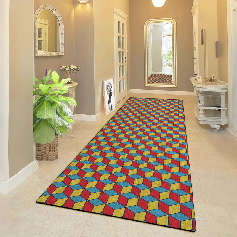 3d Runner Rug for Hallway - Etsy