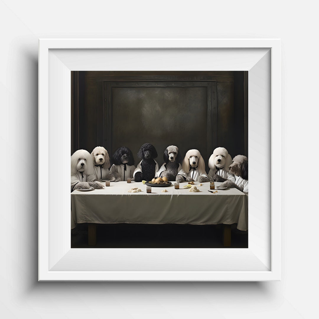 Street Art, Comic, Wallart, Last Supper, Banksy, Dogs - Etsy
