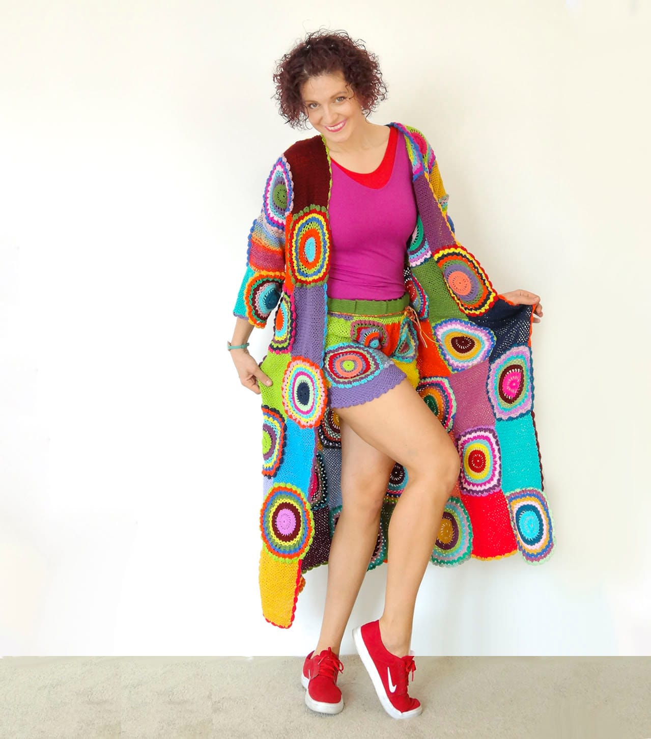 New! Boho Chic Long Cardigan, Bohemian Long Sweater, Plus Size Spring ...