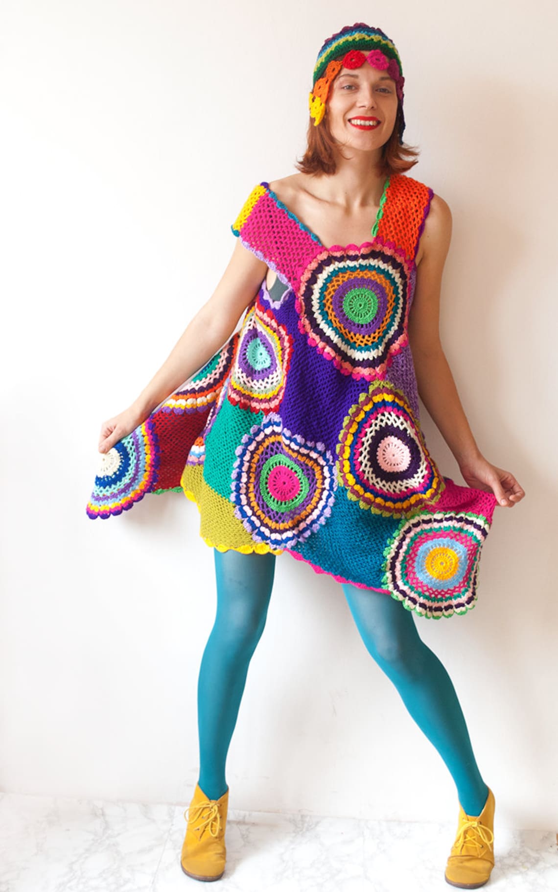 Plus Size Boho Clothing Retro Dress/tunic - MADE TO ORDER - Etsy