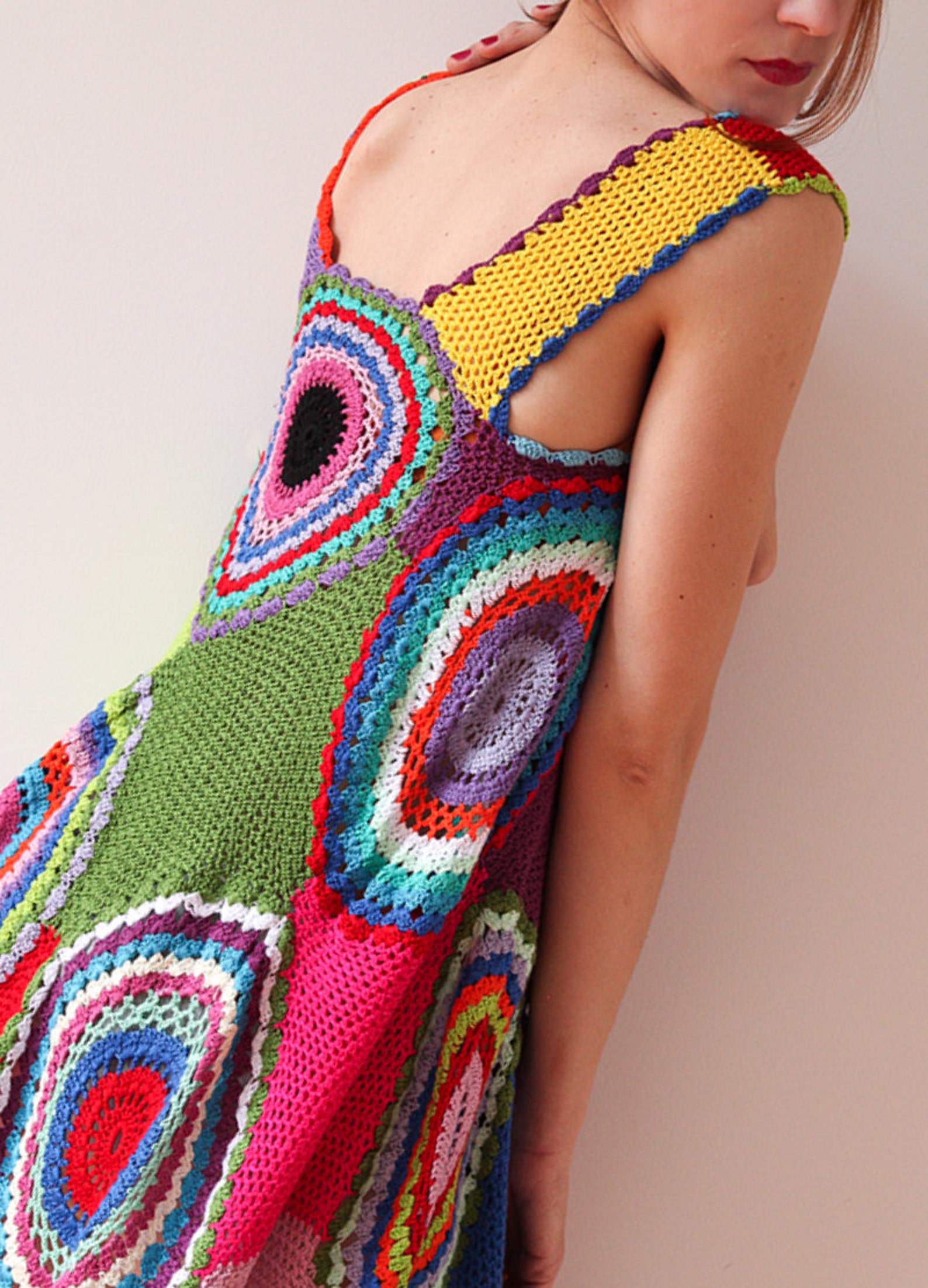 Women's Dress / Tunic , Light Silky Yarn Summer Version - MADE TO ORDER ...