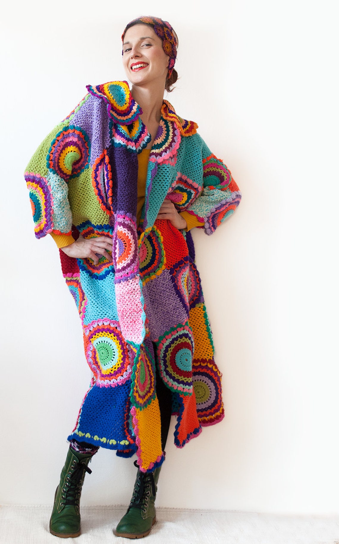 Plus Size Clothing, Trendy Extra Long Coat, Cardigan Sweater MADE TO ...