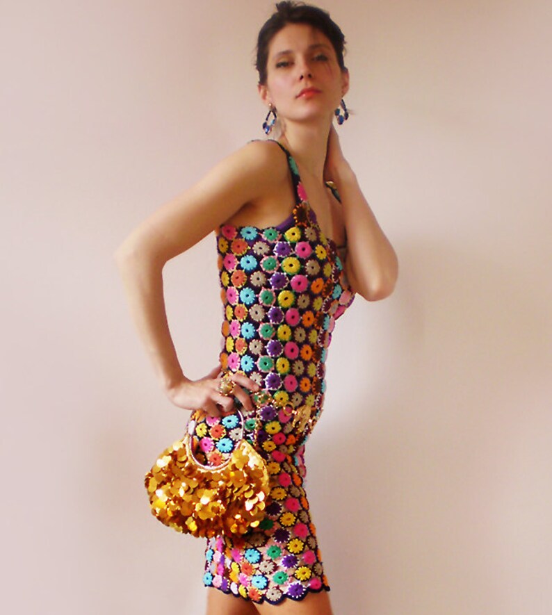 Circle'd Multicolored Dress - Etsy