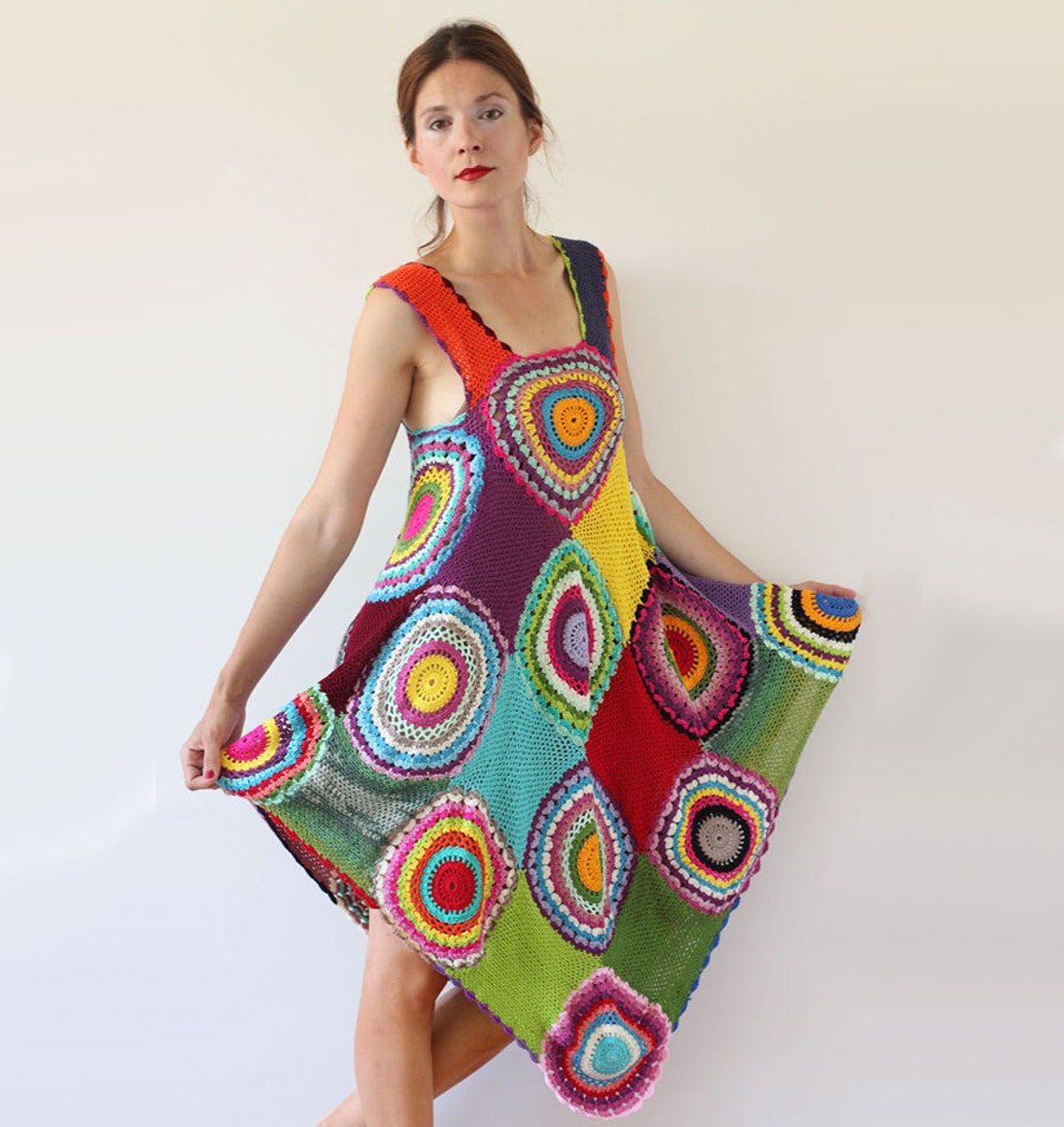 Women's Dress/tunic , Light Silky Yarn - MADE TO ORDER - Etsy