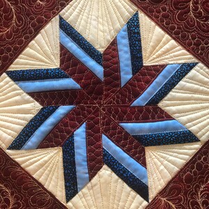 Quilted Liberty Lamoyne Star 22 Inch Square Table - Etsy