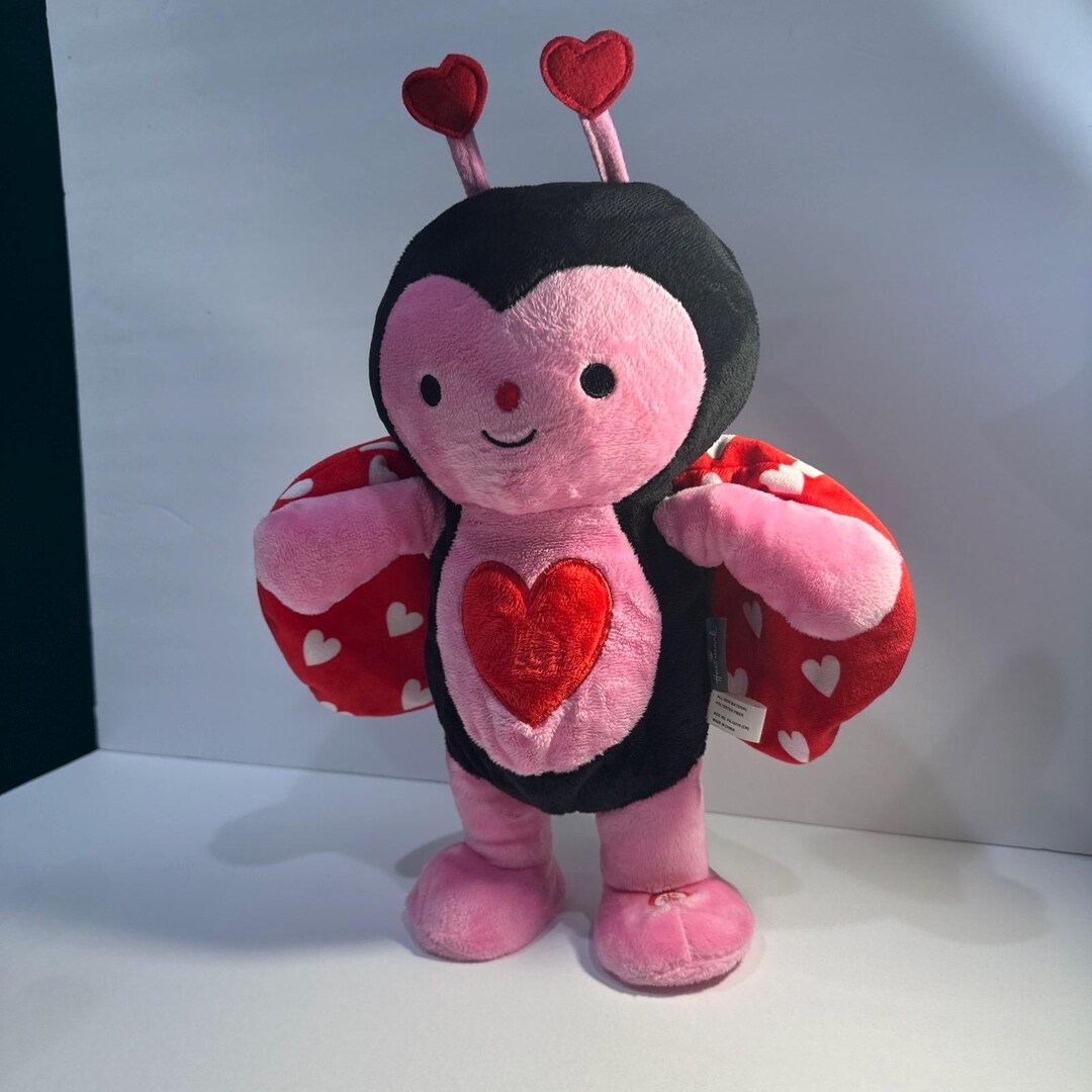 Hallmark Love Bug Sound & Motion Valentine Mambo Works Pink Bee Plush ...