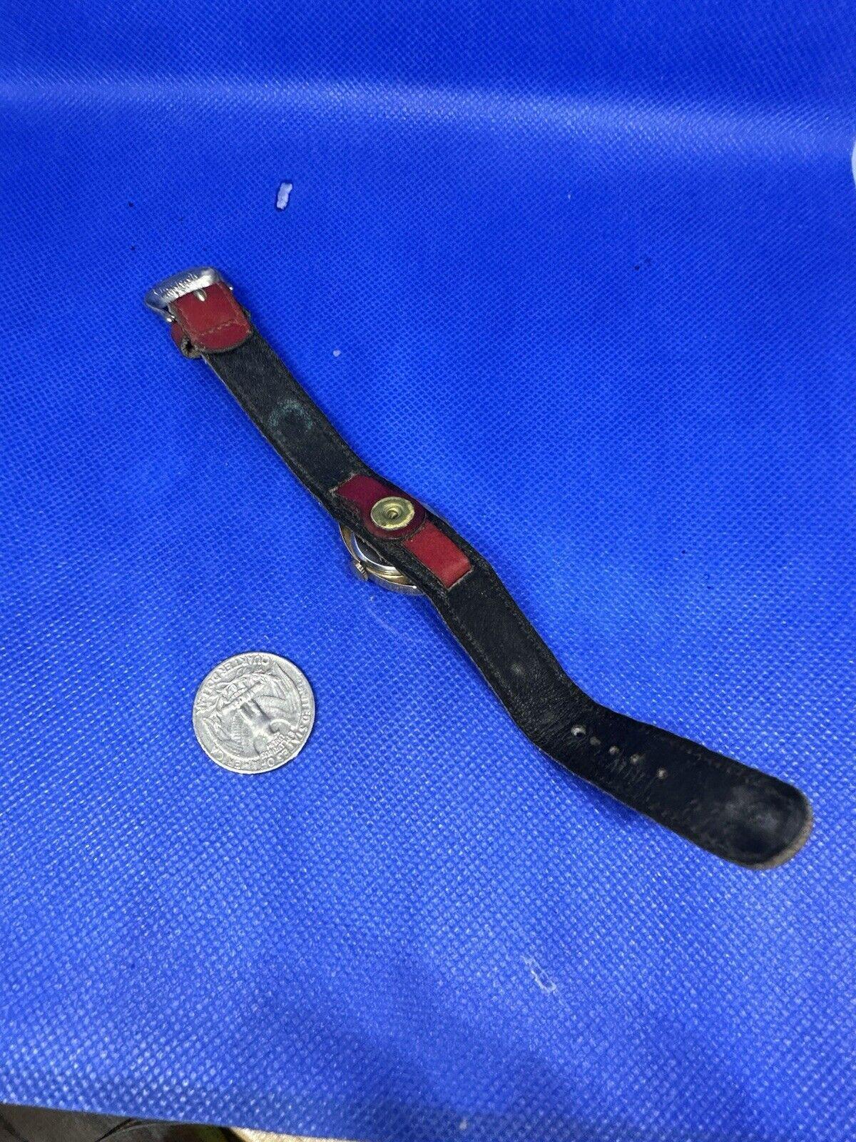 WORKING* Timex Rare Vintage Watch Red & Gold Dial Mechanical Watch With ...