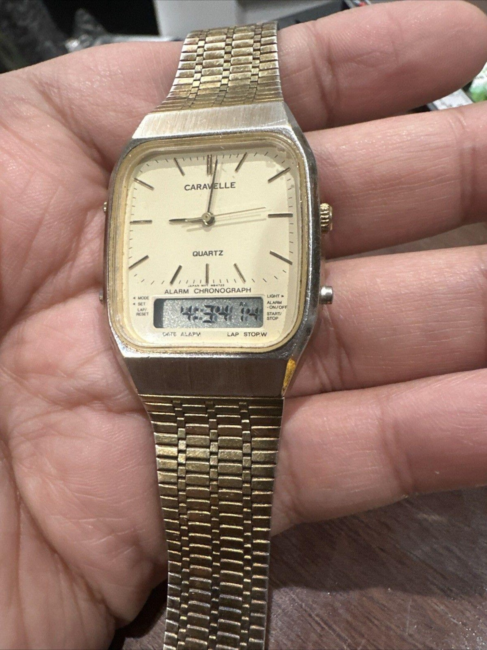 Caravelle by Bulova Quartz Digital Men's Watch Digital Works Analog Not ...