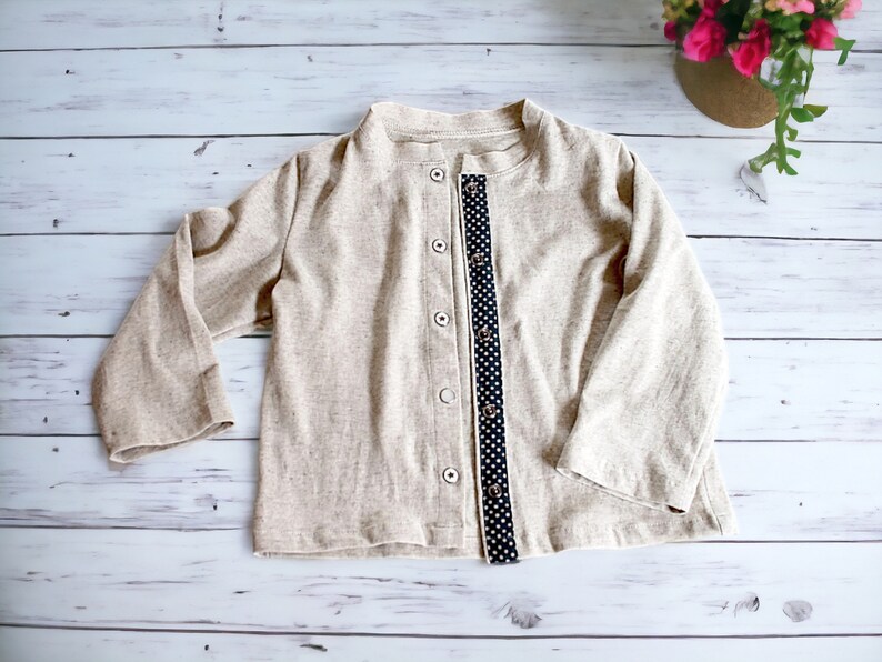 Kids Knit Cardigan Sewing Pattern: Sizes 1-5y (PDF Pattern) - Etsy