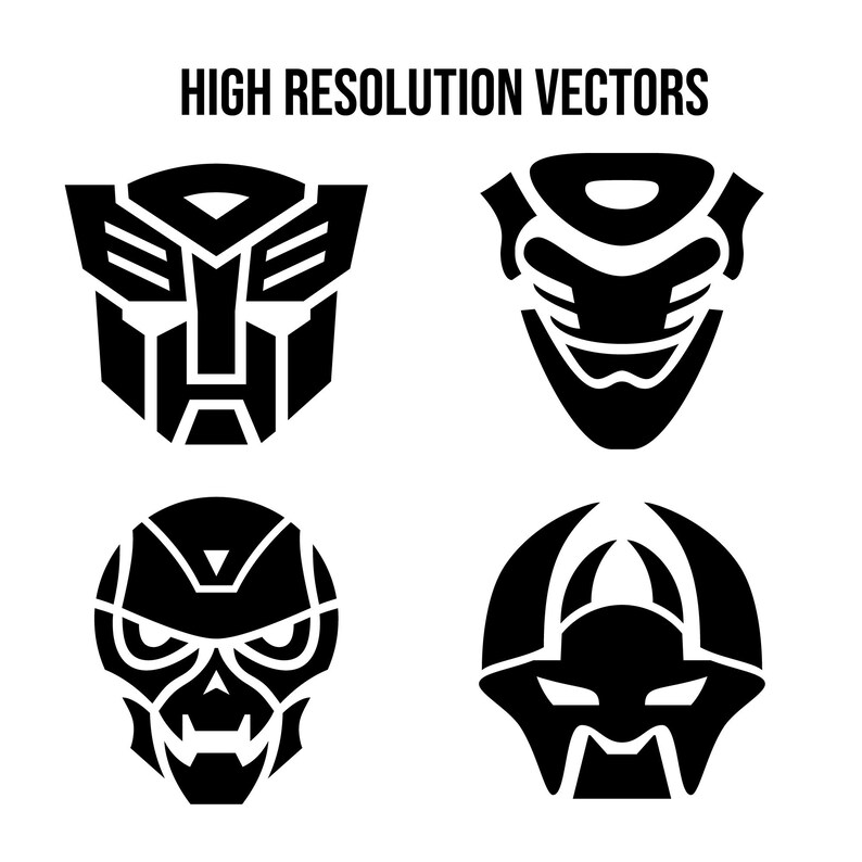 Transformer Robo Heads SVG PNG Transform Head Skine Robot Logos ...