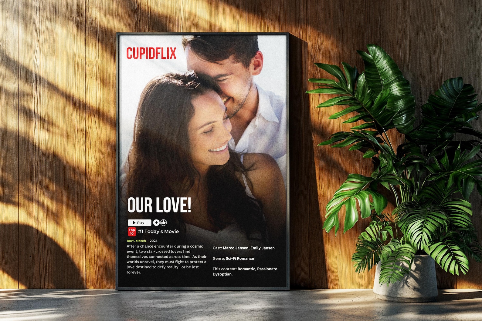 Netflix Inspired Couples Valentines Day Treat Card Movie Poster ...