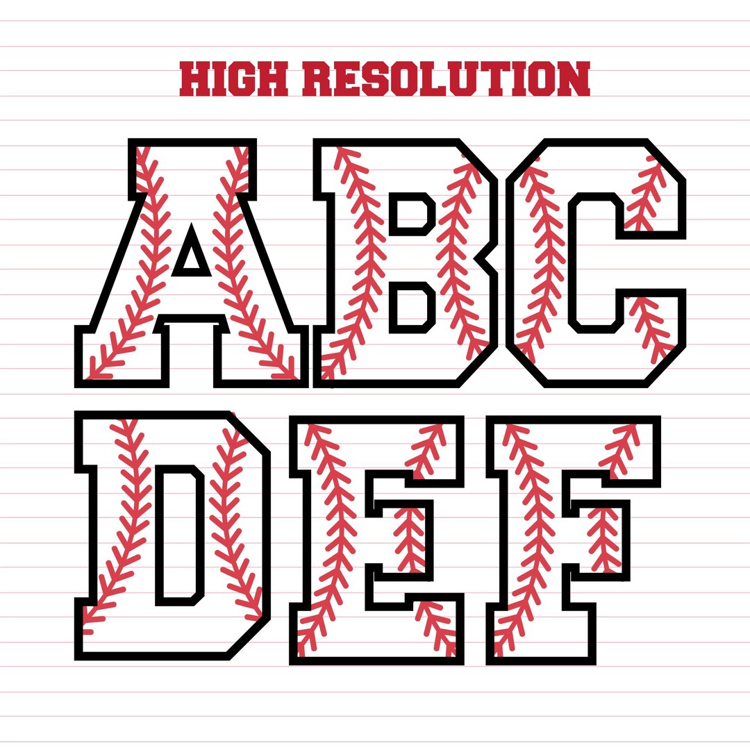 Baseball Font Svg, Baseball Team Svg, Baseball Mom Svg, Softball Svg ...