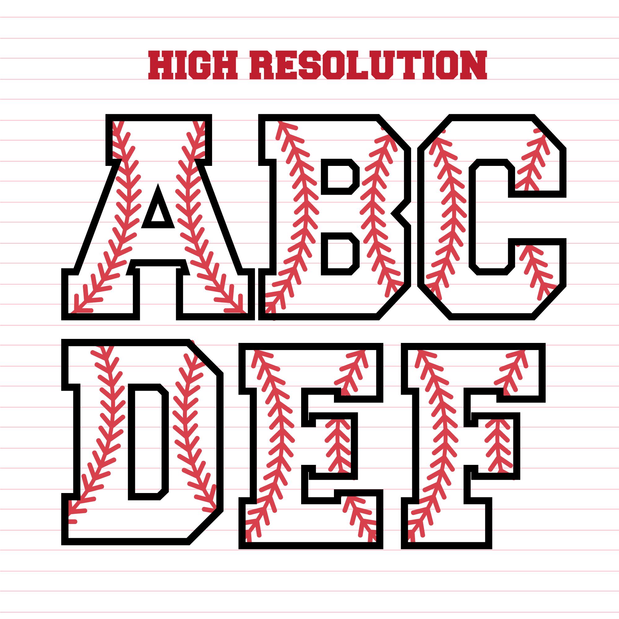 Baseball Font Svg, Baseball Team Svg, Baseball Mom Svg, Softball Svg ...