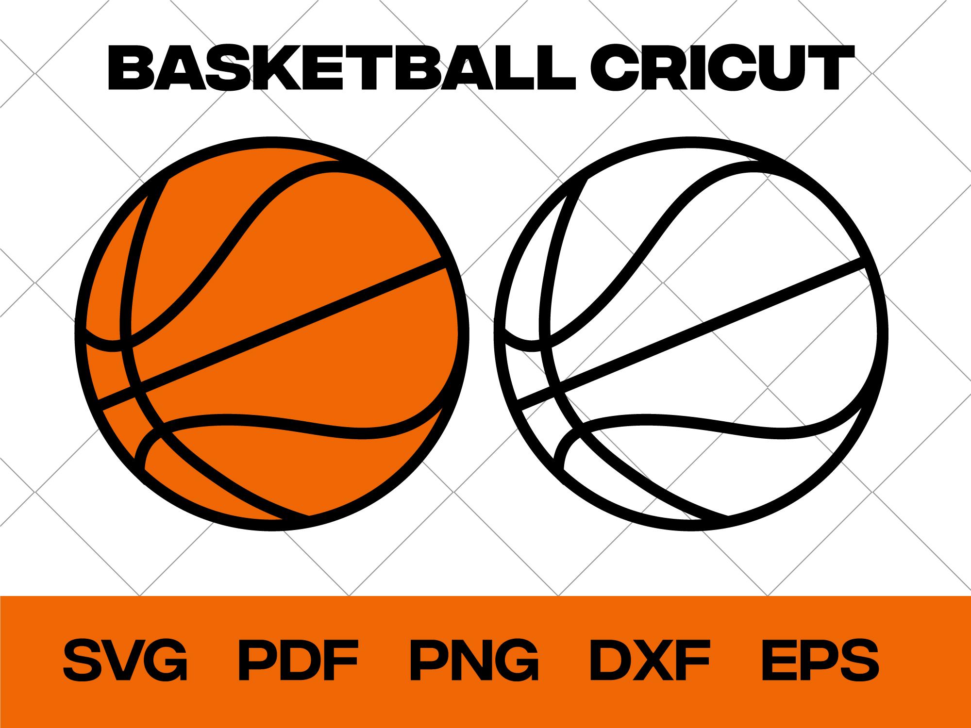 Basketball SVG Files | Basketball Cut Files | Basketball Vector Files ...