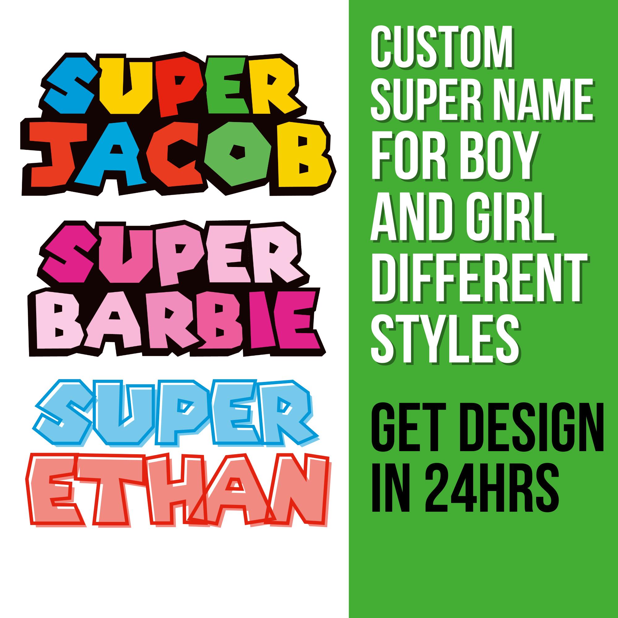 Super Mario Font Svg , Mario Bros Typography, Custom Super Mario Name ...