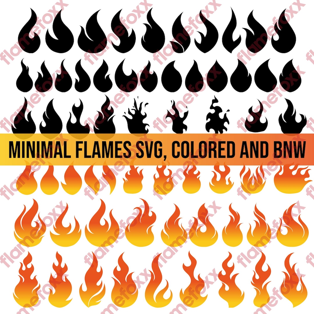 200+ Fire SVG Bundle, Fire Clipart, Fire Svg Files, Fire Flames Svg ...