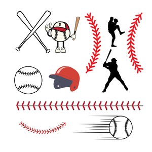 Baseball SVG Bundle, Baseball Svg. Baseball Stitches Svg, Baseball ...