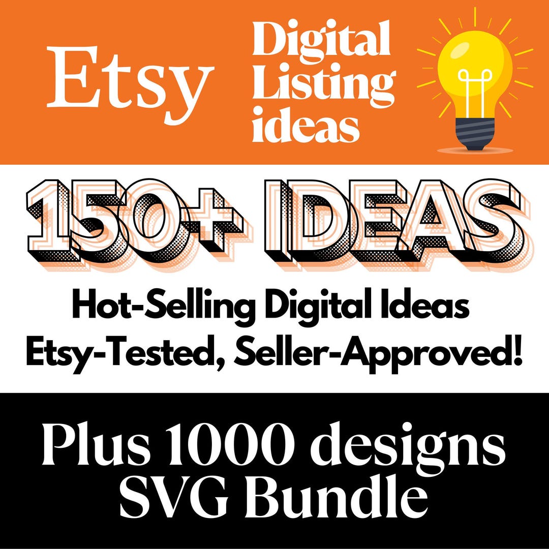 Etsy Digital Product Ideas 150+ Digital Product Ideas to Sell on Etsy ...