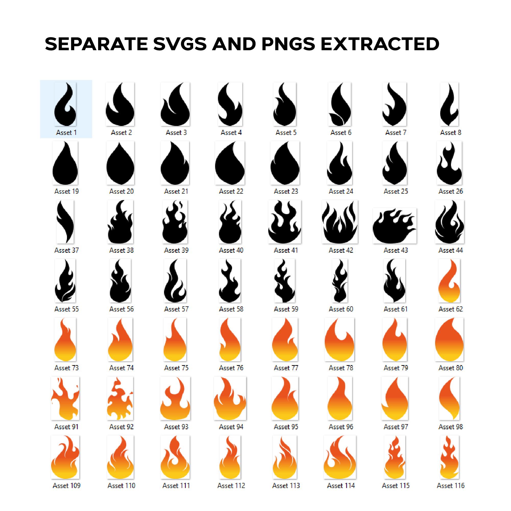 200+ Fire SVG Bundle, Fire Clipart, Fire Svg Files, Fire Flames Svg ...