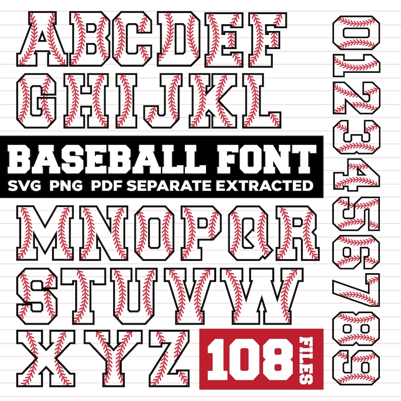 Baseball Font Svg, Baseball Team Svg, Baseball Mom Svg, Softball Svg, College Alphabet, Varsity ...