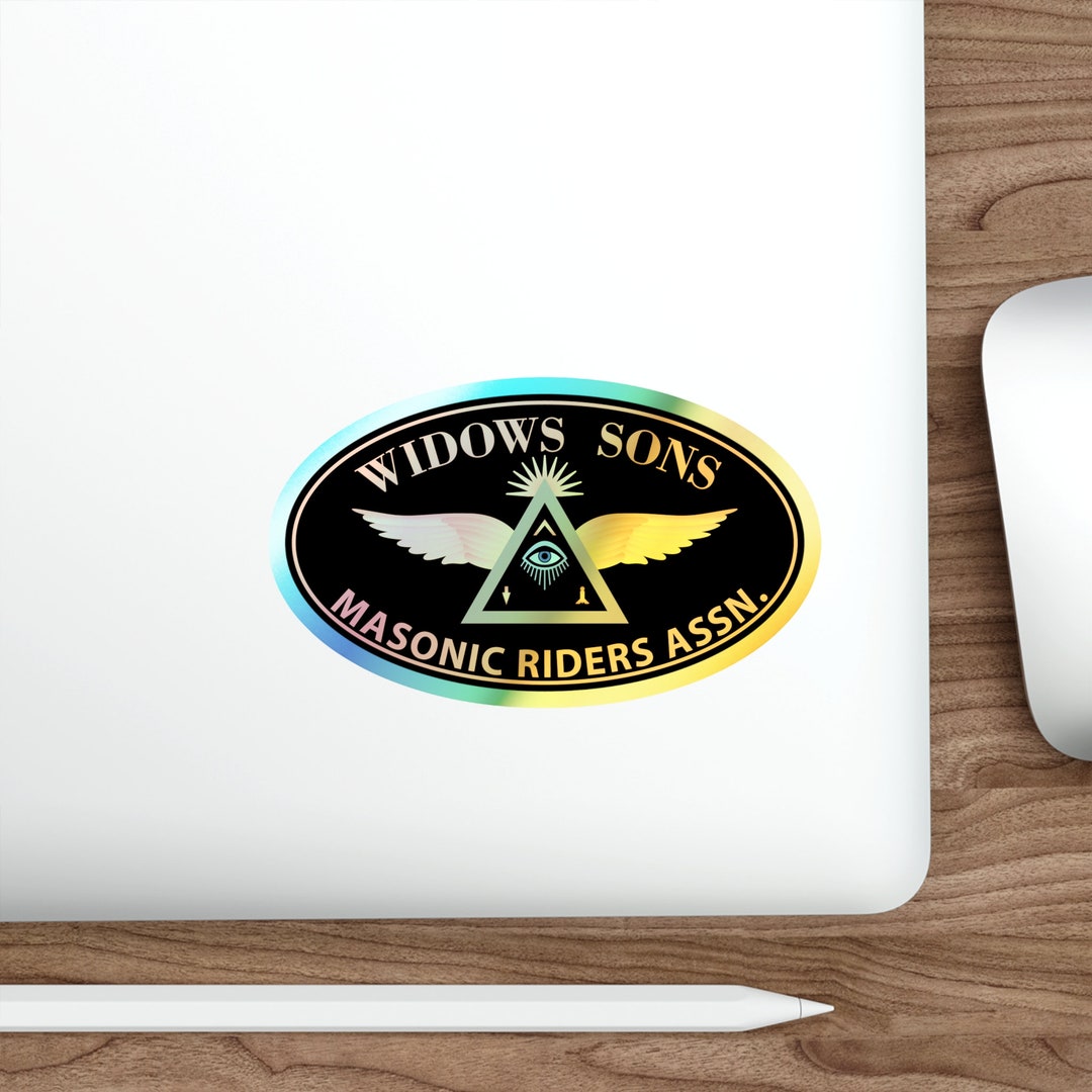 Widows Sons Holographic Die-cut Stickers Freemasons Regalia - Etsy