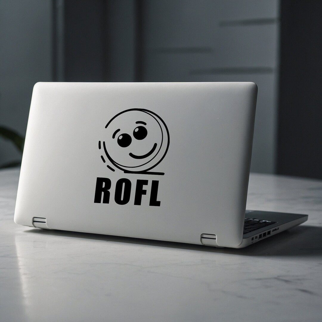 ROFL Emoji, Sticker, Smiley Sticker Made of Vinyl Film for Car, Van and ...