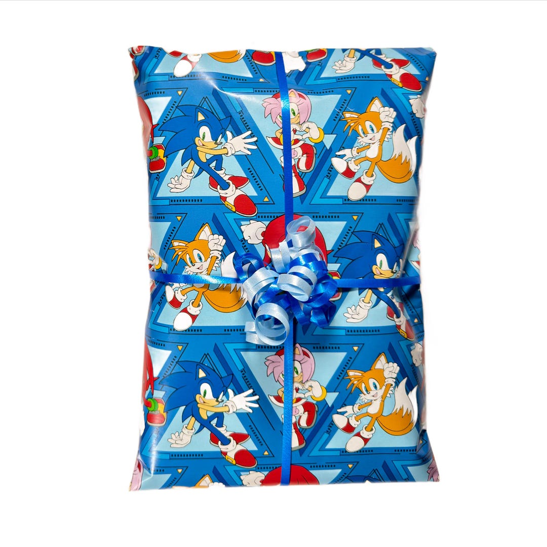 Sonic Pass the Parcel Game: Kids Birthday Party Prizes (6-14 Layers) - Etsy