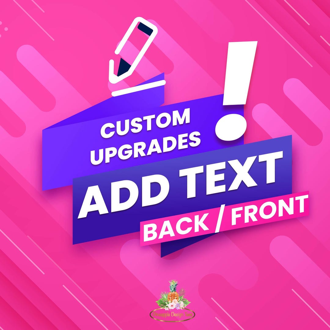 Add Front or Back Text on Shirt,add-on Item Customize ,add a Name Short ...