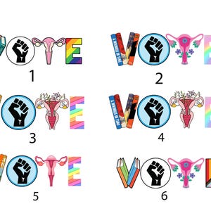 6 Designs Vote Shirt, Banned Books Shirt, Reproductive Rights Tee, BLM ...
