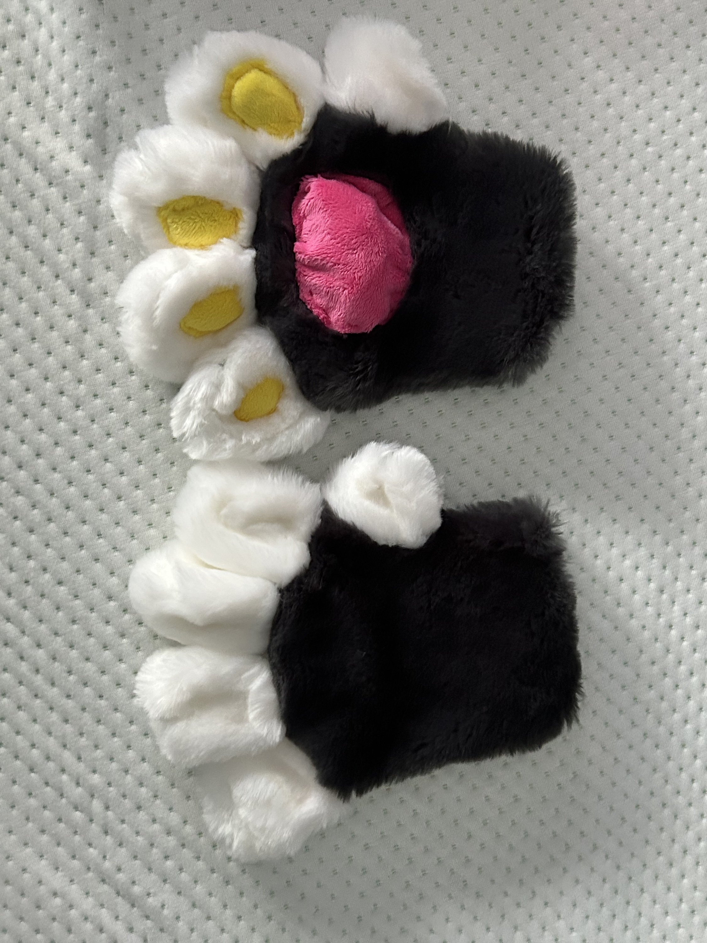 Toony Wolf Canine Fursuit Mini-partial Black and White USED Premade Cosplay Mask Costume - Etsy