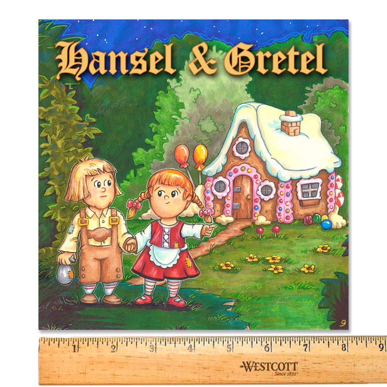 Hansel and Gretel 8x8 Inch Art Print - Etsy