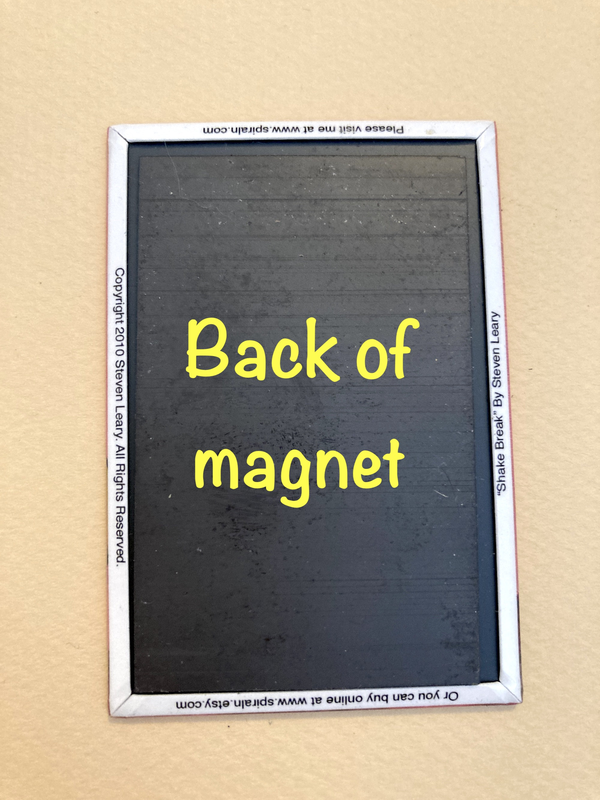 Cute Demon Eating Chocolate Pudding Art Magnet - Etsy