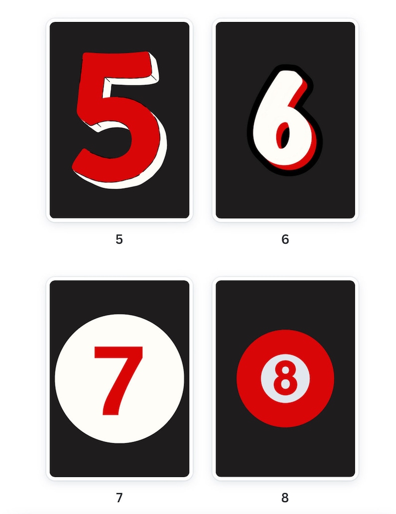 High Contrast Visual Stimulus Cards for Babies (3 - 6 Months) - Etsy