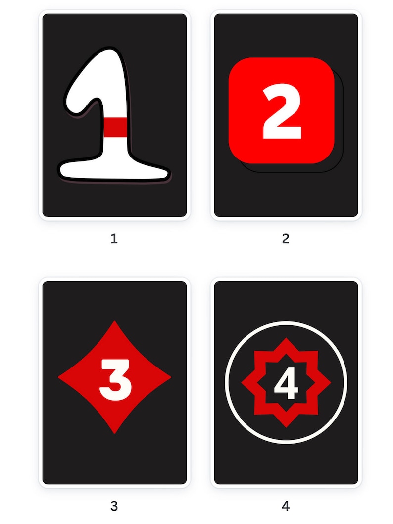 High Contrast Visual Stimulus Cards for Babies (3 - 6 Months) - Etsy