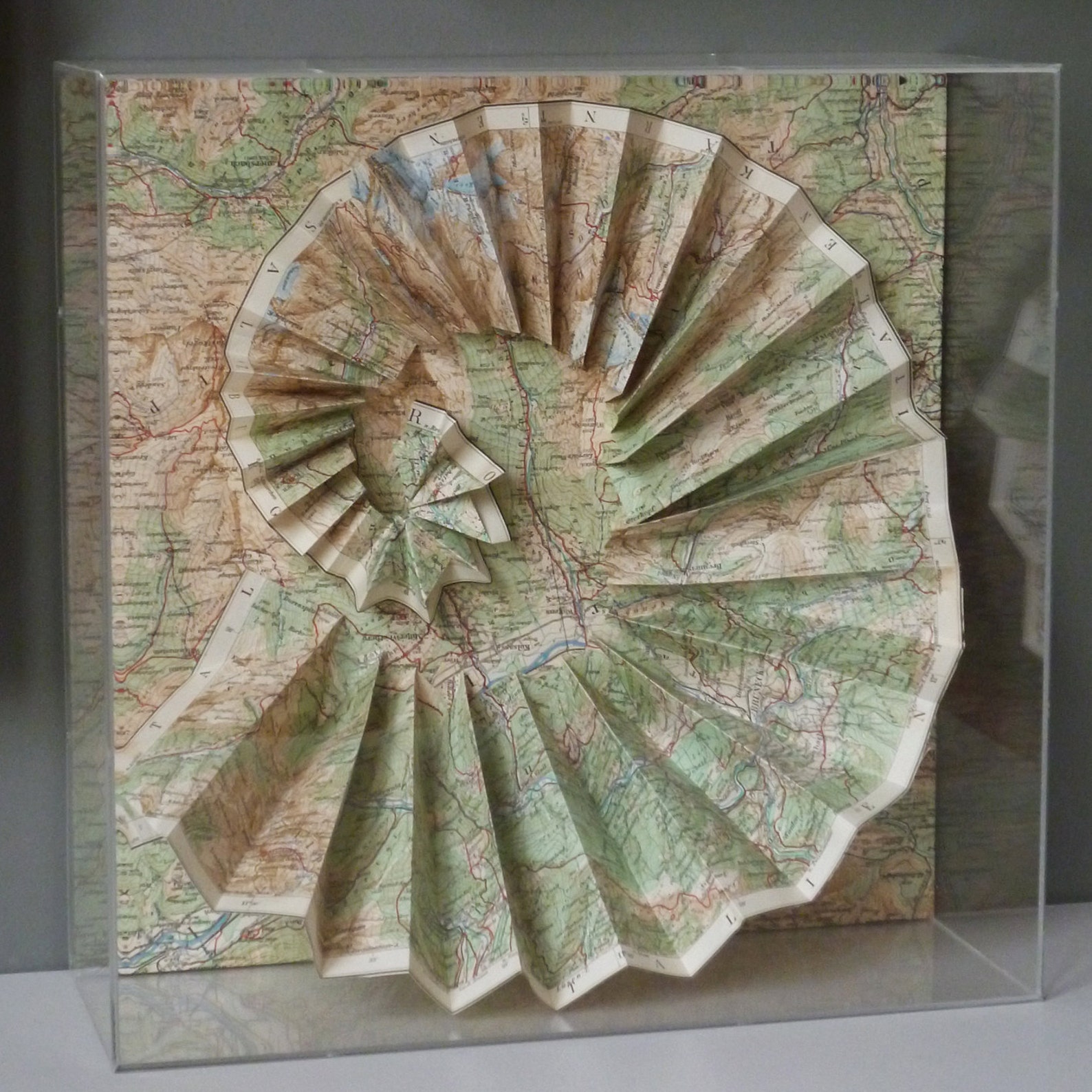 Map Swirl Artwork - Etsy