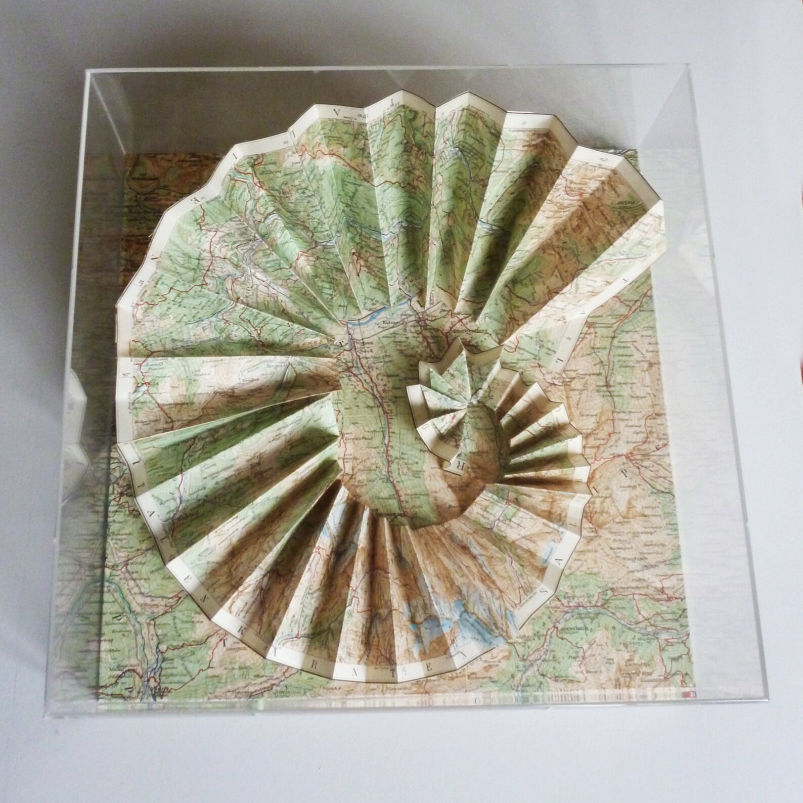 Map Swirl Artwork - Etsy