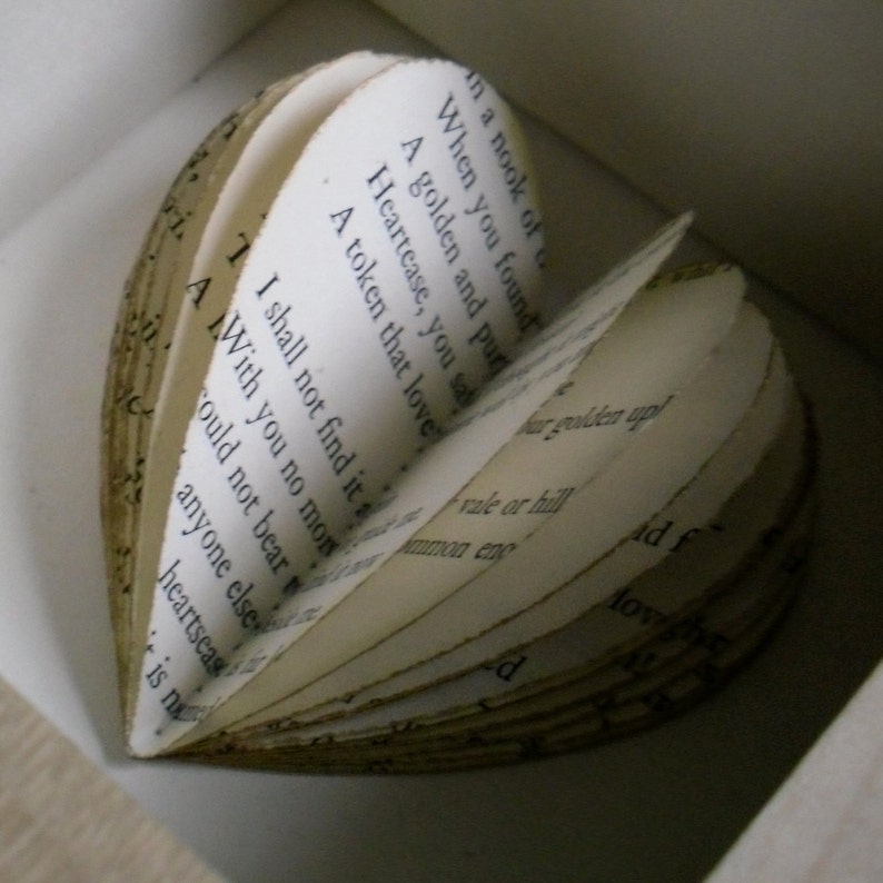Bespoke Loveheart Book - Etsy