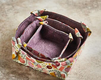 Nesting Fabric Trays - Etsy